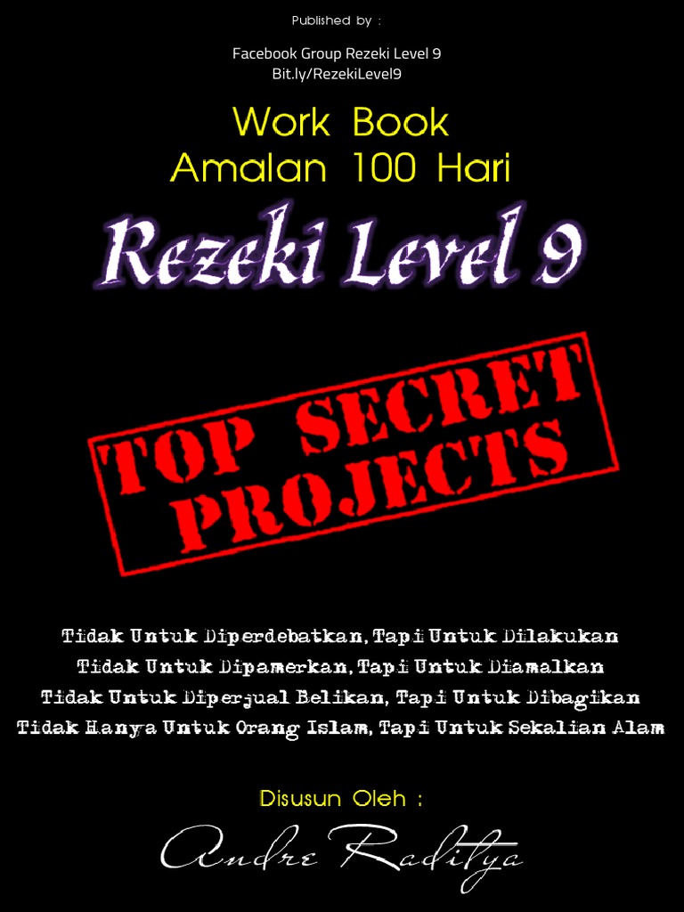 Panduan Amalan Rezeki Level 9 | PDF