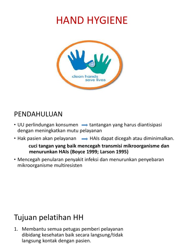 Pelatihan Hand Hygiene Pdf