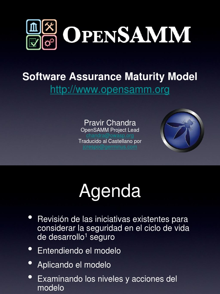OpenSAMM 1.0 Es - ES | PDF | Proceso de desarrollo de software | Software