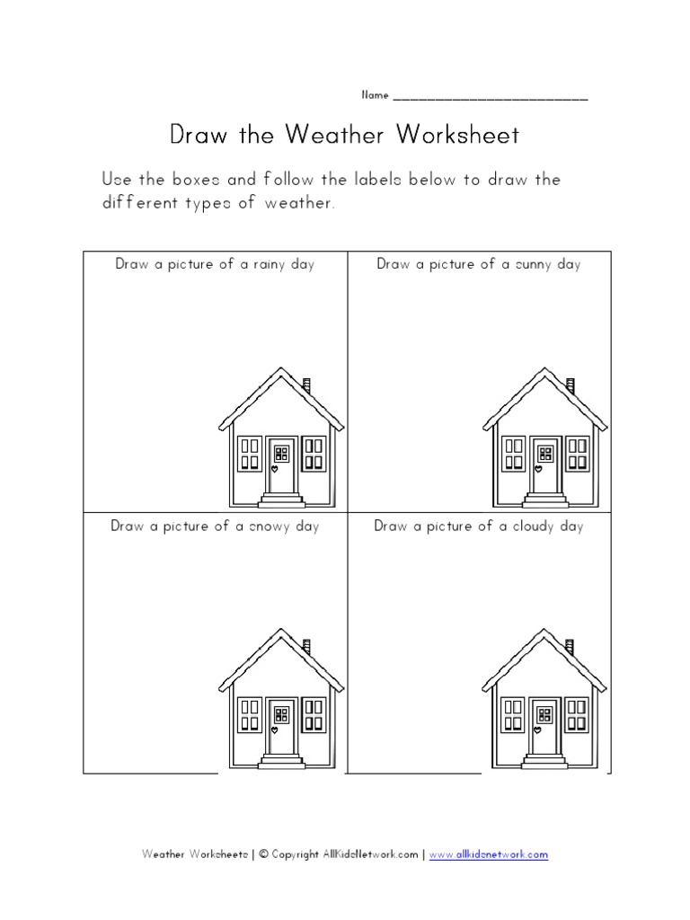 Draw The Weather PDF | PDF