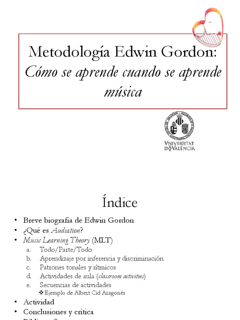 Metodología Edwin Gordon | PDF | Ritmo | Aprendizaje