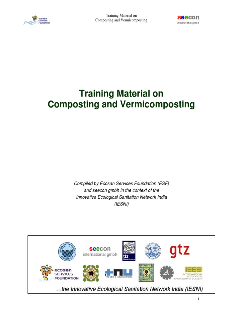 Training Material Composting Vermicomposting | PDF | Compost | Decomposition