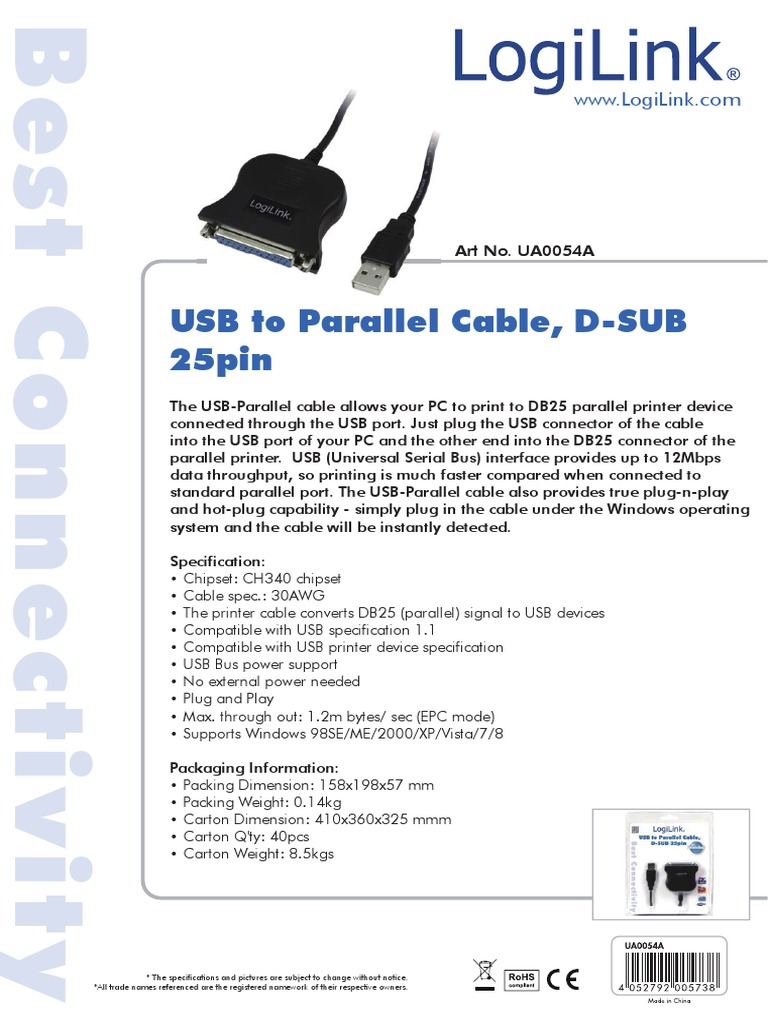 UA0054A | PDF | Usb | Computer Hardware