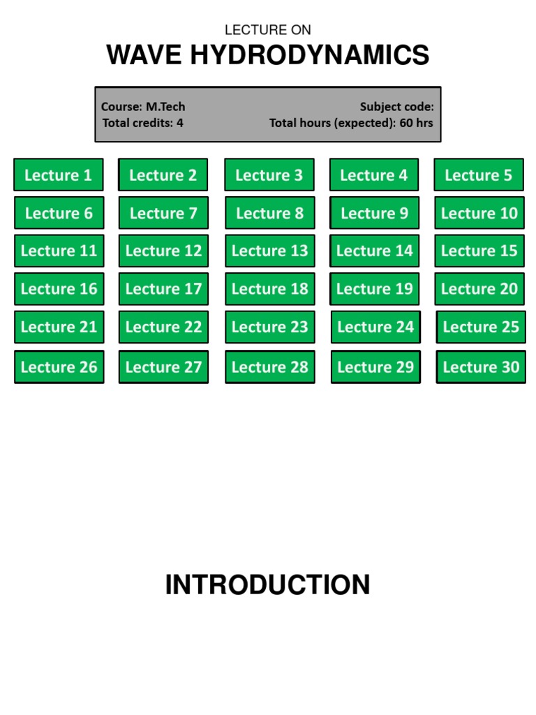 Wave Hydrodynamics | PDF | Fluid Dynamics | Continuum Mechanics