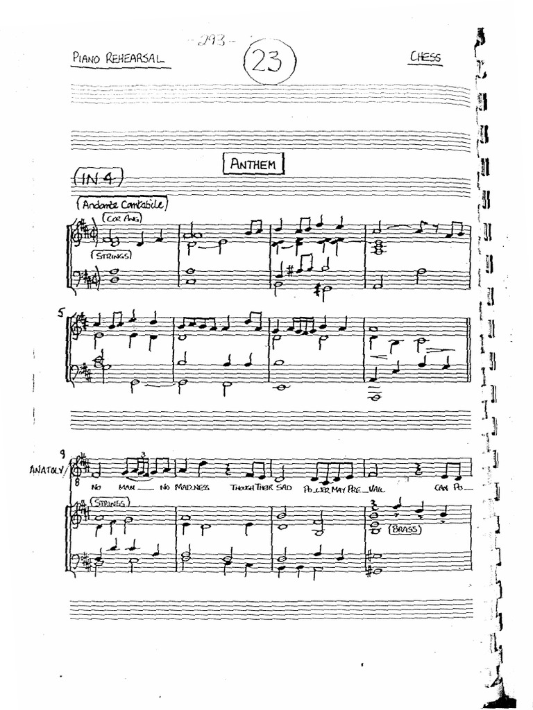 Anthem - Chess | PDF