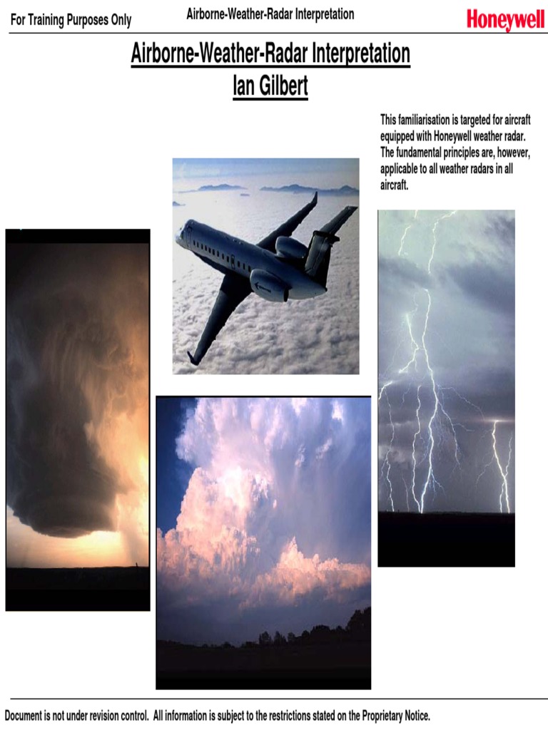 Radar, Airborne Weather Radar Interpretation[Honeywell] | Radar ...