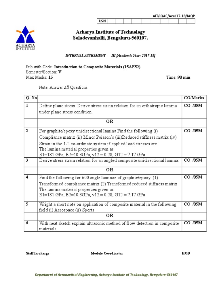 Iaqp Icm3 2017 18 | PDF