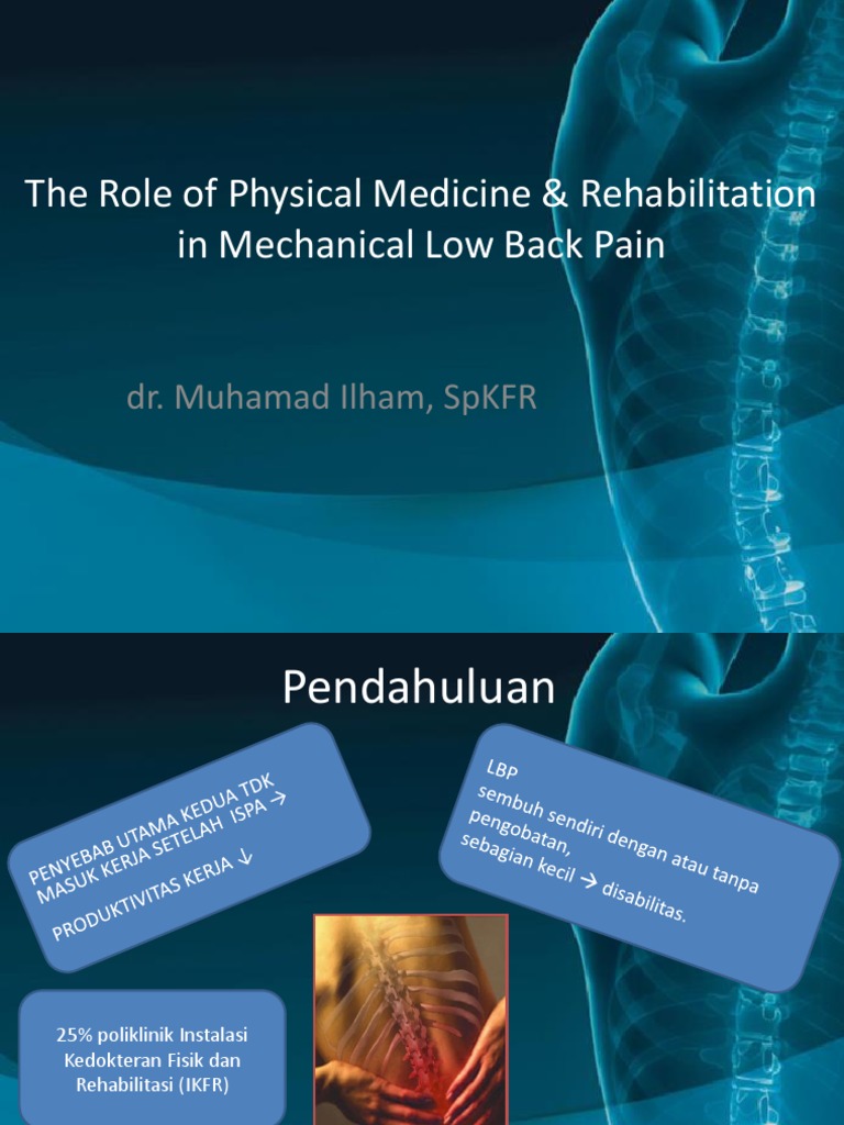 Comprehensive Management of Mechanical Low Back Pain Through Physical ...