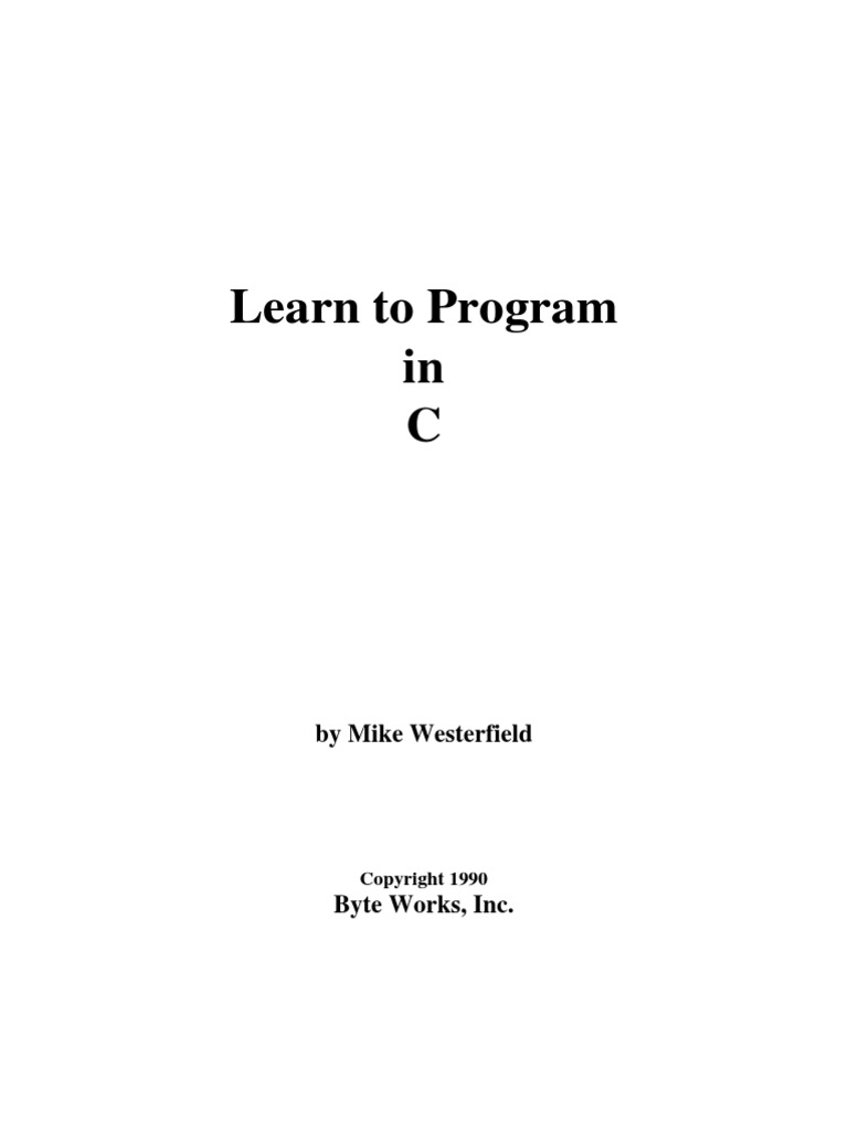 Learnc | Download Free PDF | Subroutine | Pointer (Computer Programming)
