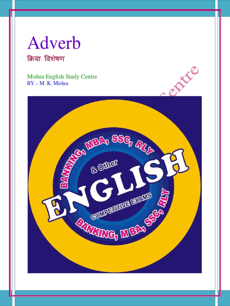 Adverb | PDF | Adverb | Verb