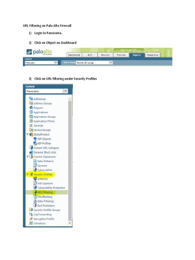 A Step-by-Step Guide to Configuring URL Filtering Rules on the Palo ...