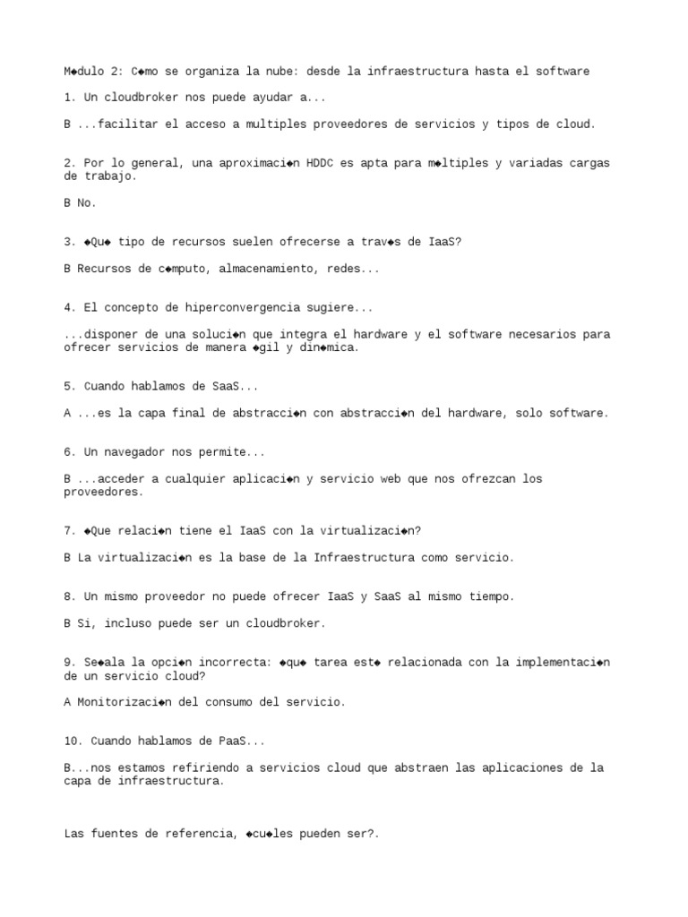 Respuestas Modulo 2 Cloud Computing Activate | PDF