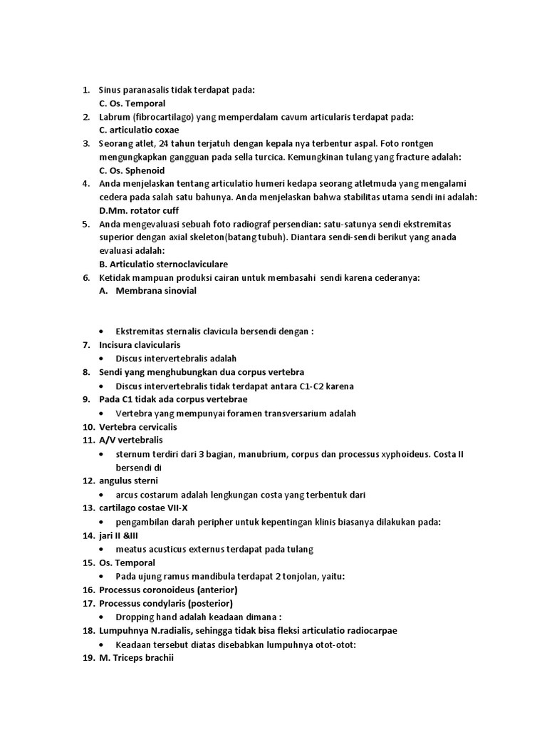Anatomi Muskulo | PDF