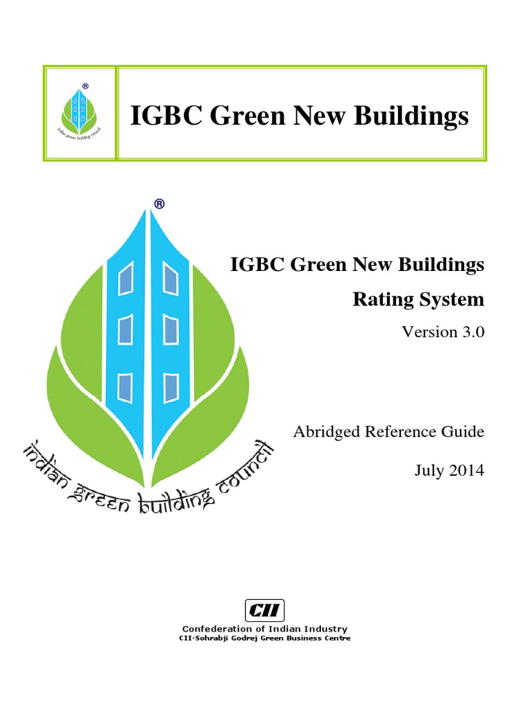 IGBC Green New Buildings Rating System (Version 3.0).pdf | Green ...
