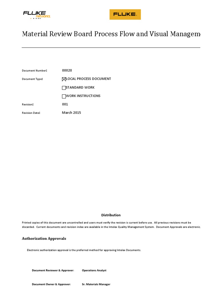 555 - 00028 Material Review Board Process Flow and Visual Managment1 ...