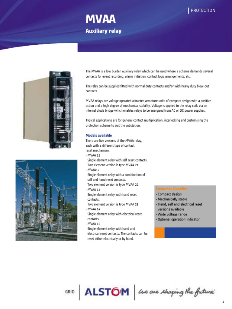 Grid Automation l3 Mvaa 2524 2010 12 en | PDF | Relay | Electrical ...