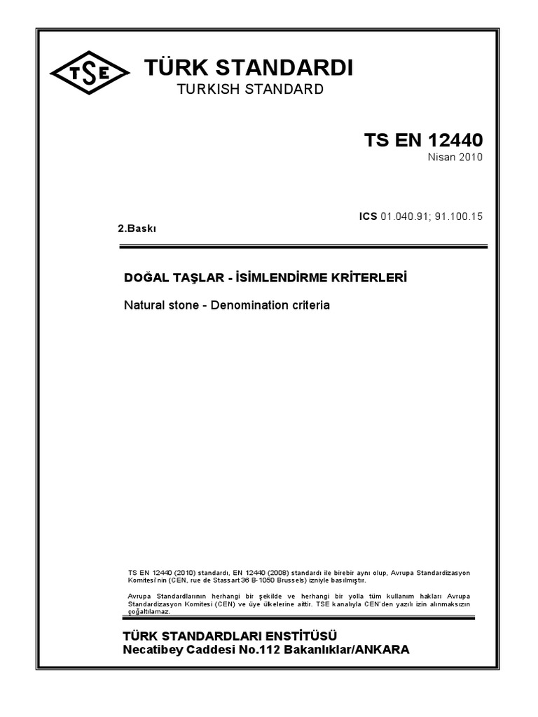 TS en 12440 PDF | PDF