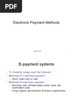 Types of E-Payment System | PDF | Clearing (Finance) | Credit Card