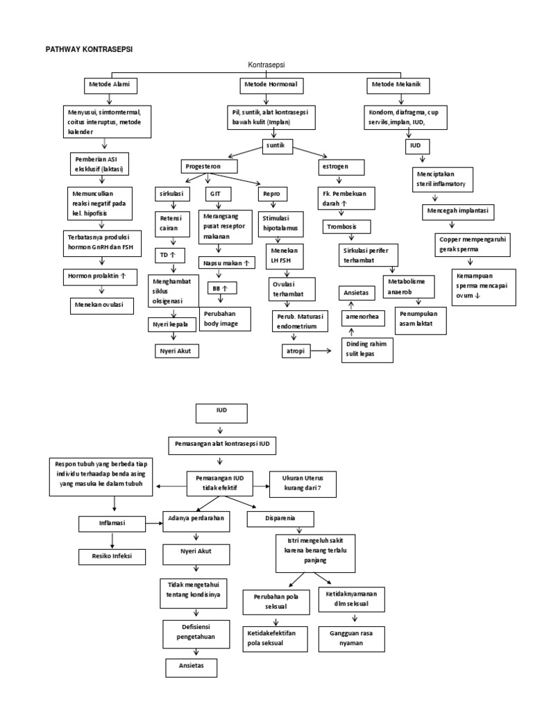 Pathway Kontrasepsi IUD dan Metode Lain | PDF