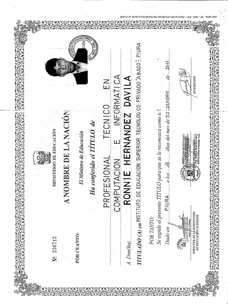 2 Titulo y Experiencia Laboral | PDF