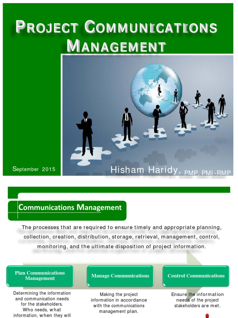 Copy of 7_Project Communication Management | Project Management ...