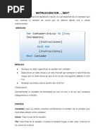 Ciclo For en Visual Basic | PDF | Básico | Ingeniería de software