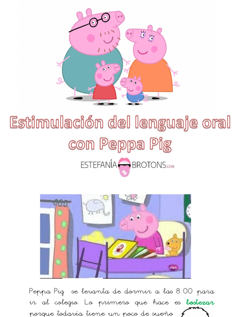 Estimulacion Del Lenguaje Oral Con Peppa Pig PDF | PDF