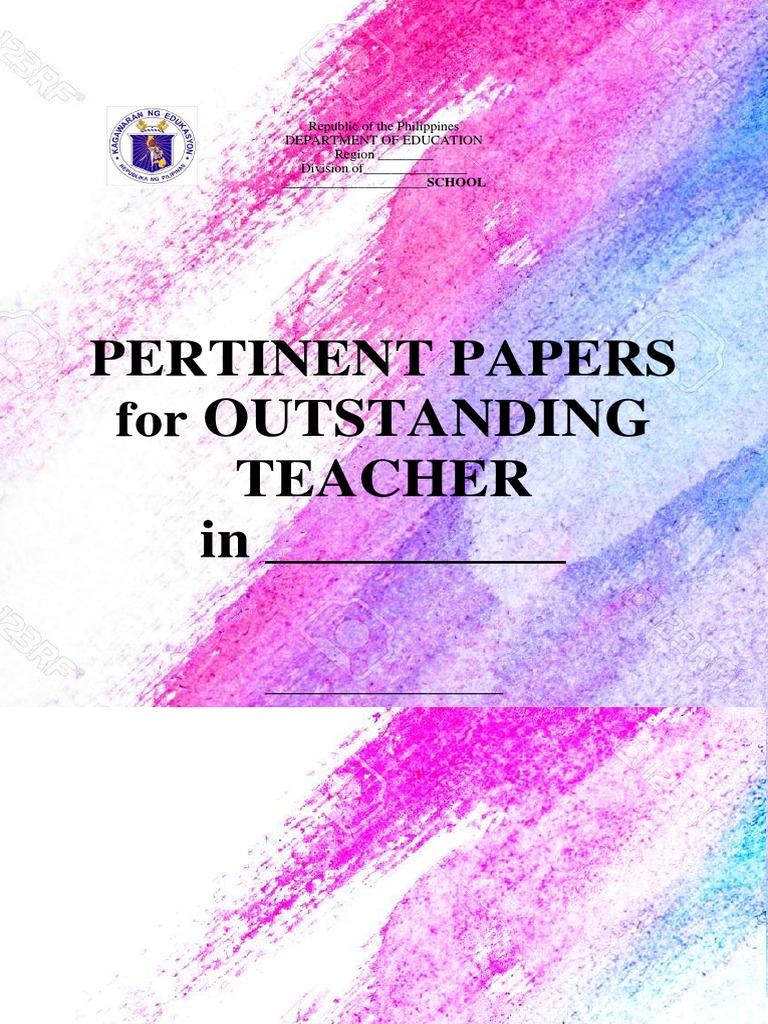Pertinent Papers Format | PDF