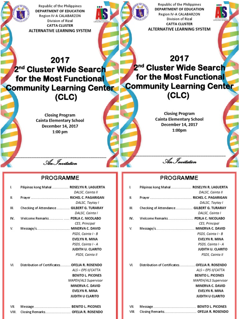 Als Closing Program CLC | PDF