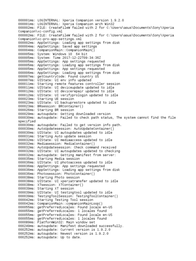 Companion Log 2017 12 22T09 34 36Z | PDF | Hypertext Transfer Protocol ...