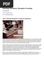 Checklist-Bearing Fixing and Grouting | PDF | Technology & Engineering