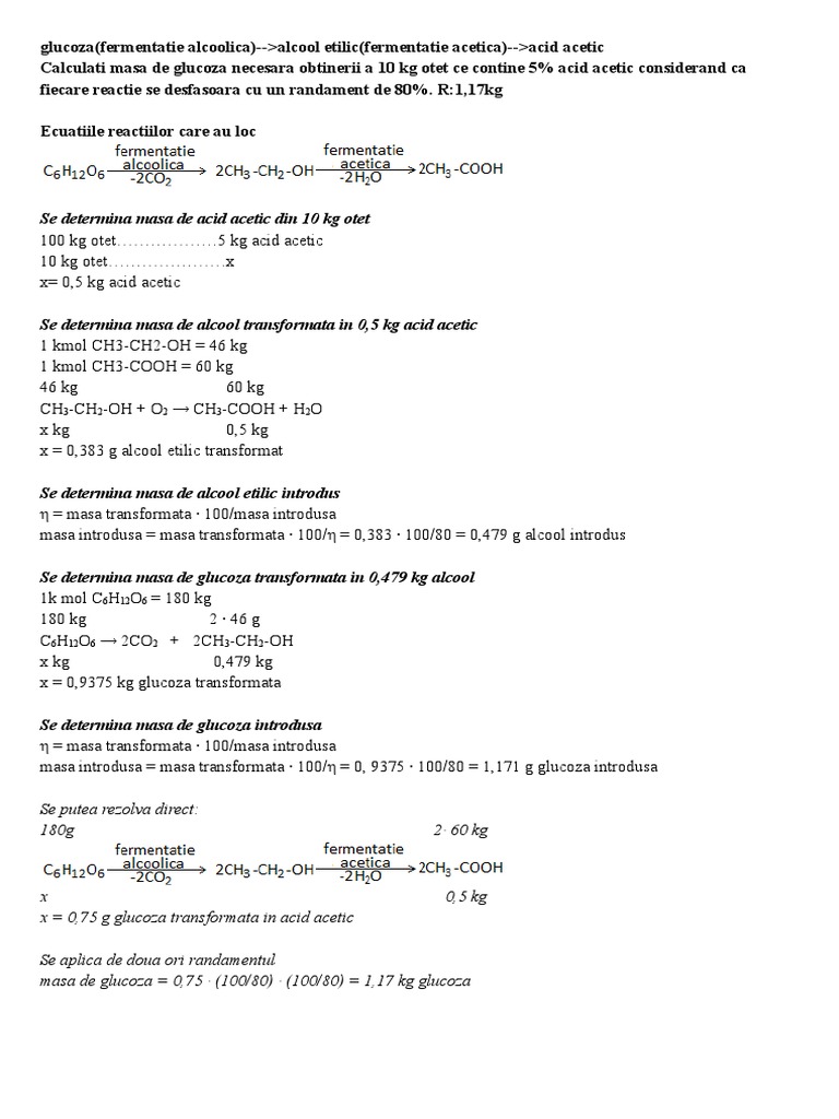 Glucoza | PDF