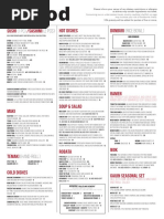 Incanta Menu Br693txx | PDF | Sushi | Tofu