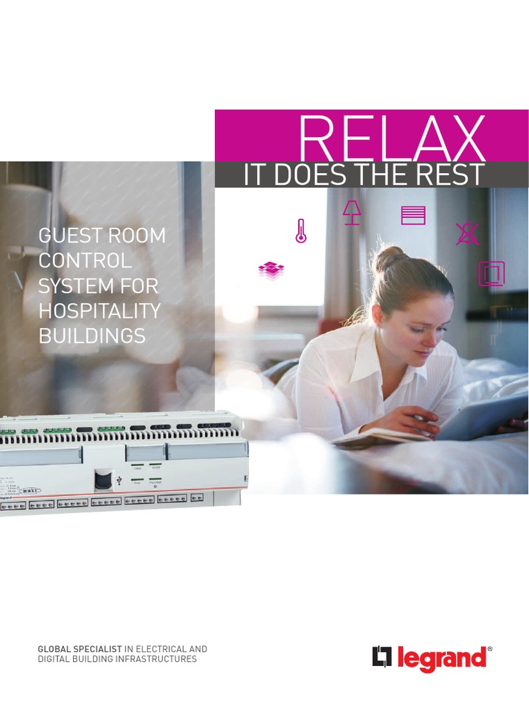 Legrand Guest Room Management System PDF | PDF | Lighting | Security Alarm