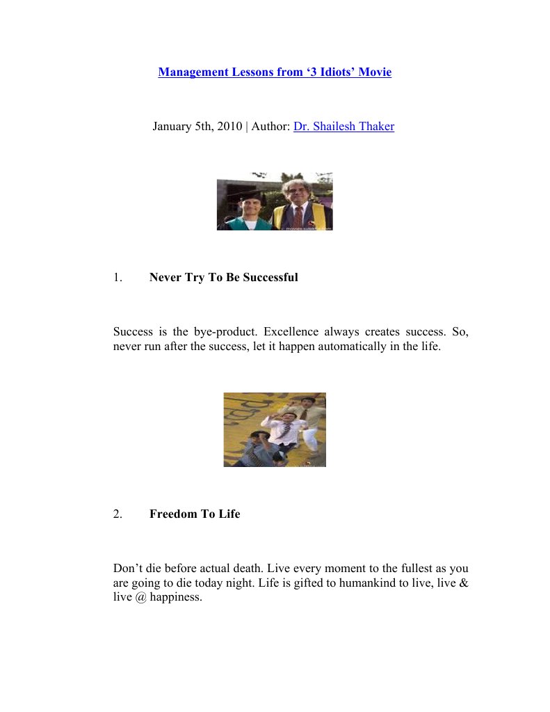 Idiots Lessons | PDF | Learning | Psychological Concepts