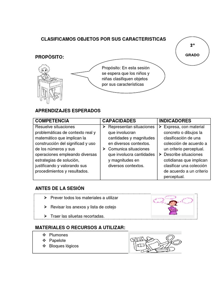 Clasificamos Objetos Por Sus Caracteristicas 15-01 | PDF | Ropa | Cognición