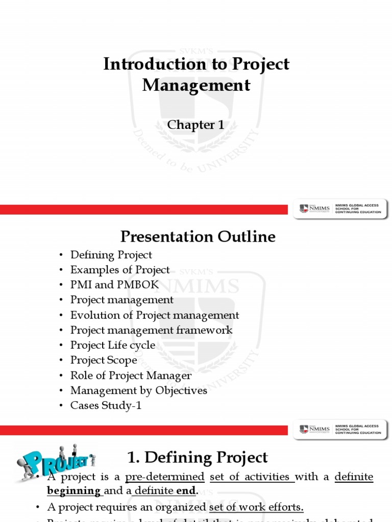 Project Management - Session 1 PPT C1QaoR7cBg | PDF | Feasibility Study ...