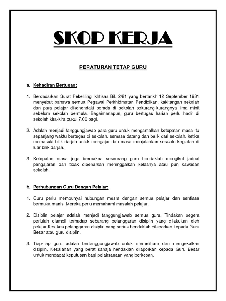 1.3 Skop Kerja | PDF
