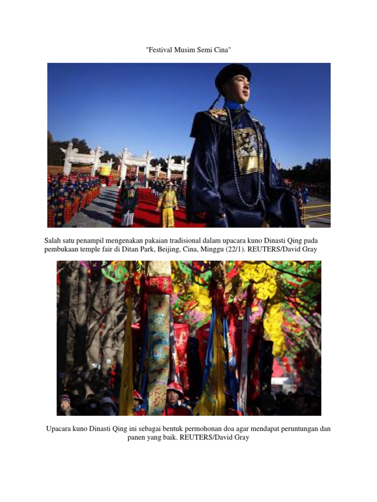 Festival Musim Semi Cina | PDF