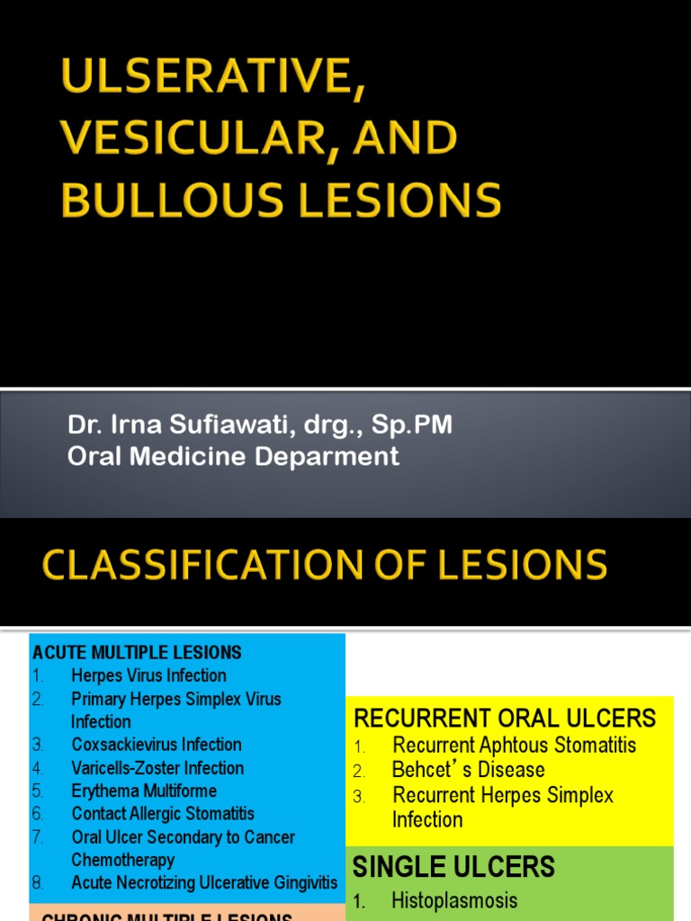 LESI ULSERATIF VESIKEL BULOSA Kecil PDF | PDF | Cutaneous Conditions ...