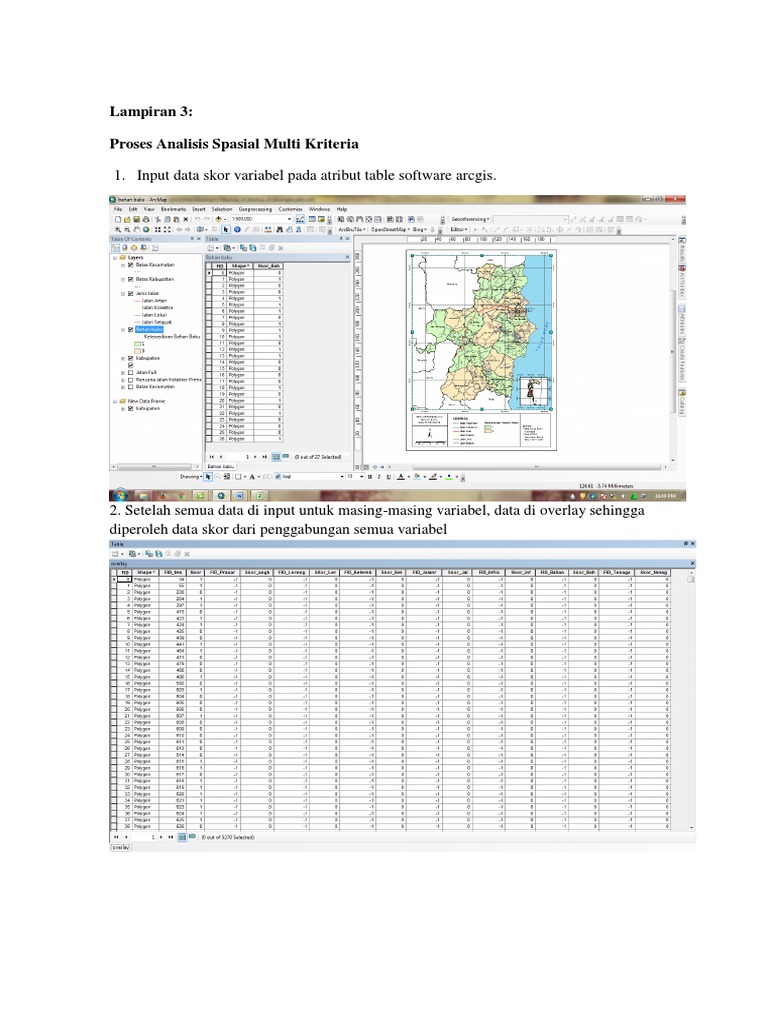 Multi-Criteria Spatial Analysis Process | PDF