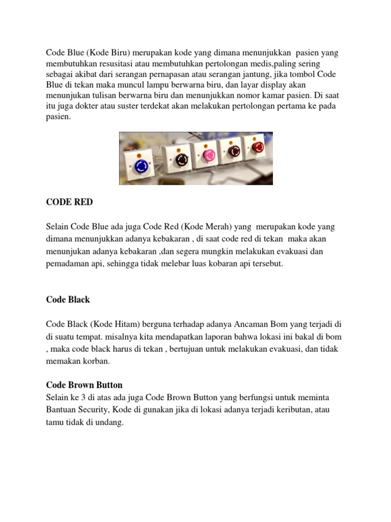Code Blue | PDF
