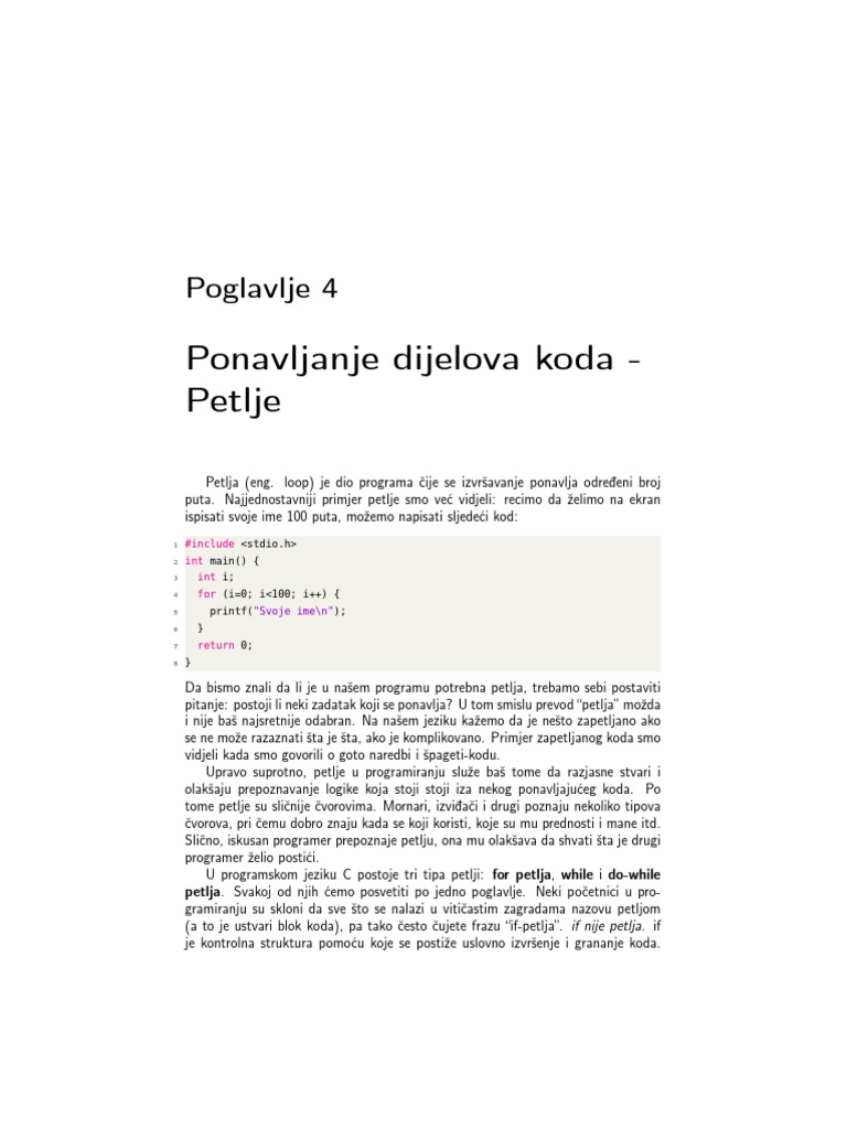 4 Petlje | PDF