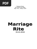 Missalette Composition Guide For Catholic Weddings in The Philippines ...