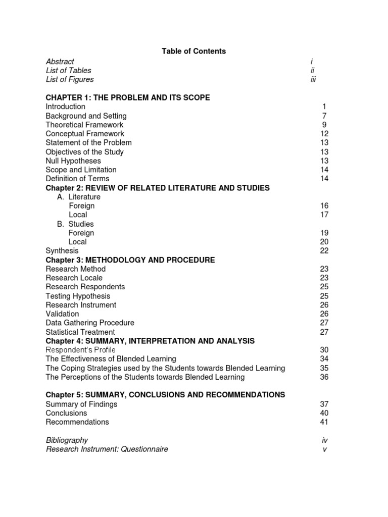 Table of Contents | PDF | Hypothesis | Evaluation Methods