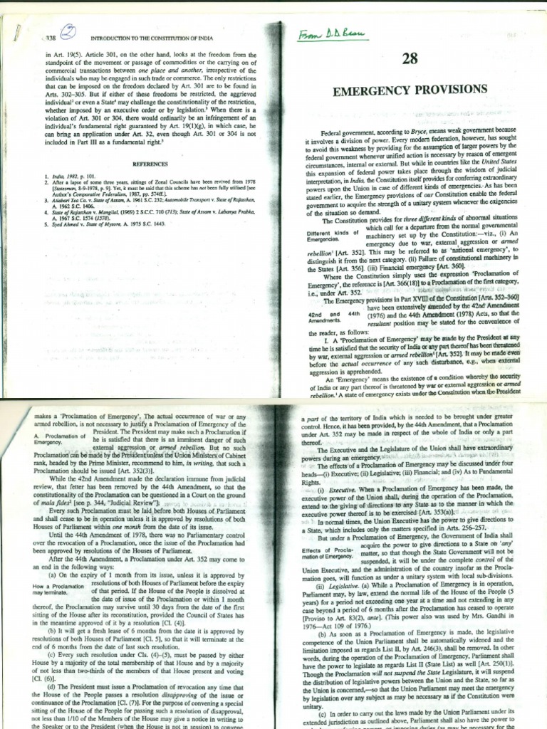 Emergency - by DD Basu | PDF