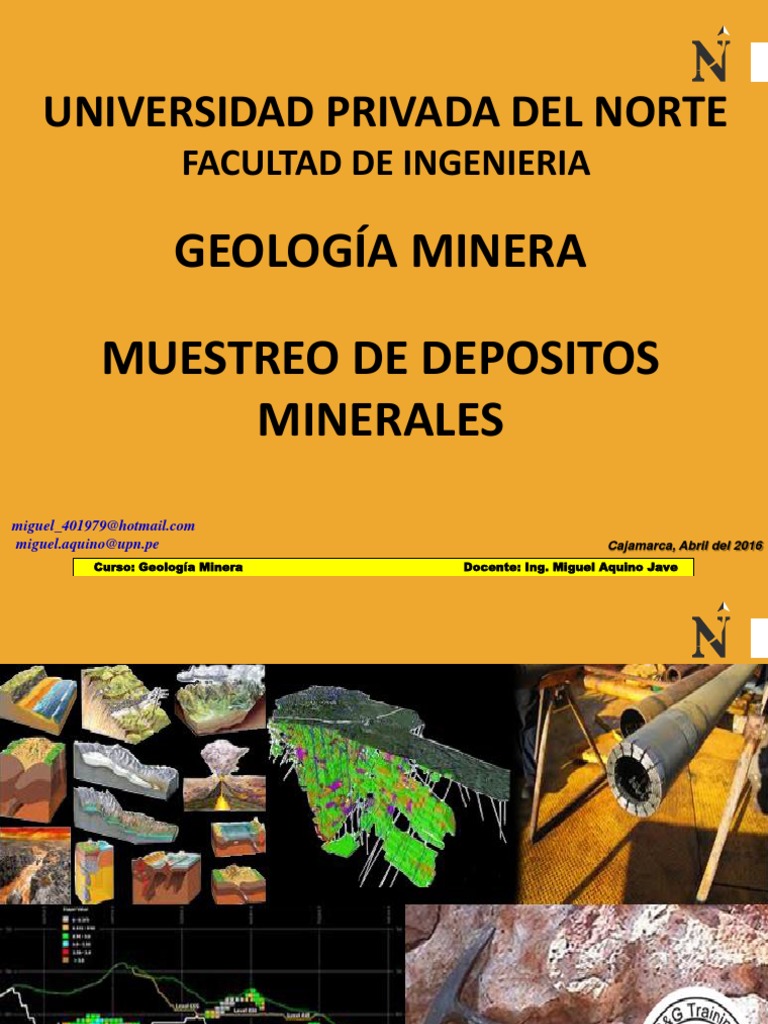 Muestreo de Depositos Minerales PDF | PDF | Minería | Muestreo (Estadísticas)
