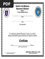 Certificate of Graduation | PDF