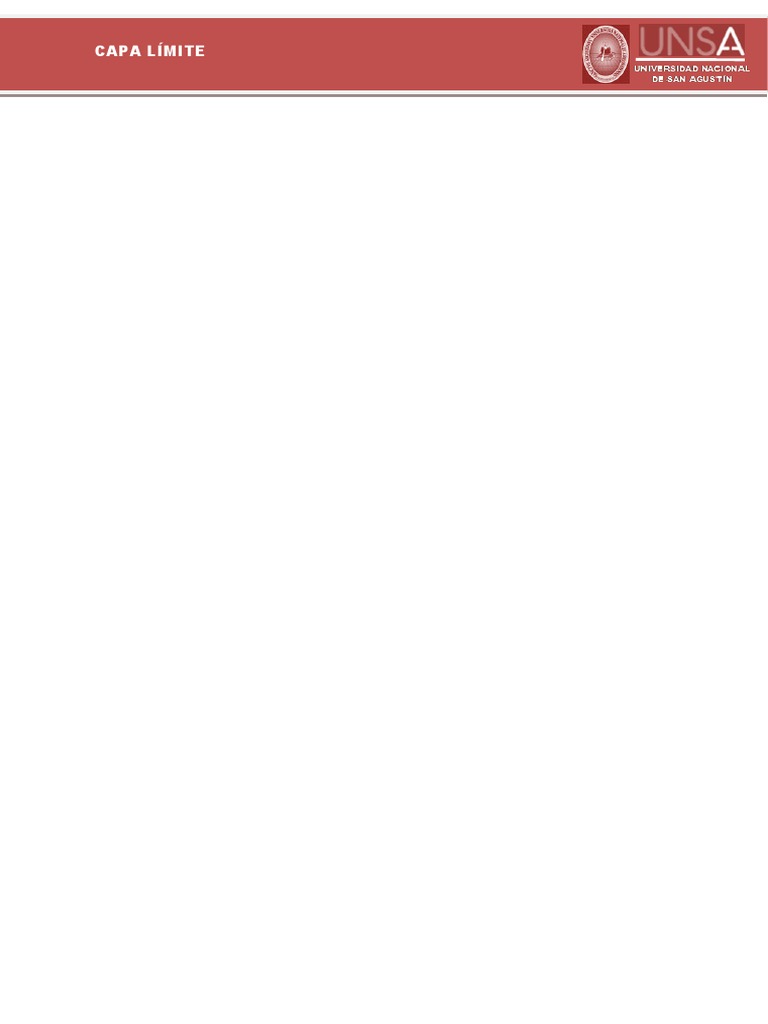 Capa Limite | PDF | Capa límite | Viscosidad