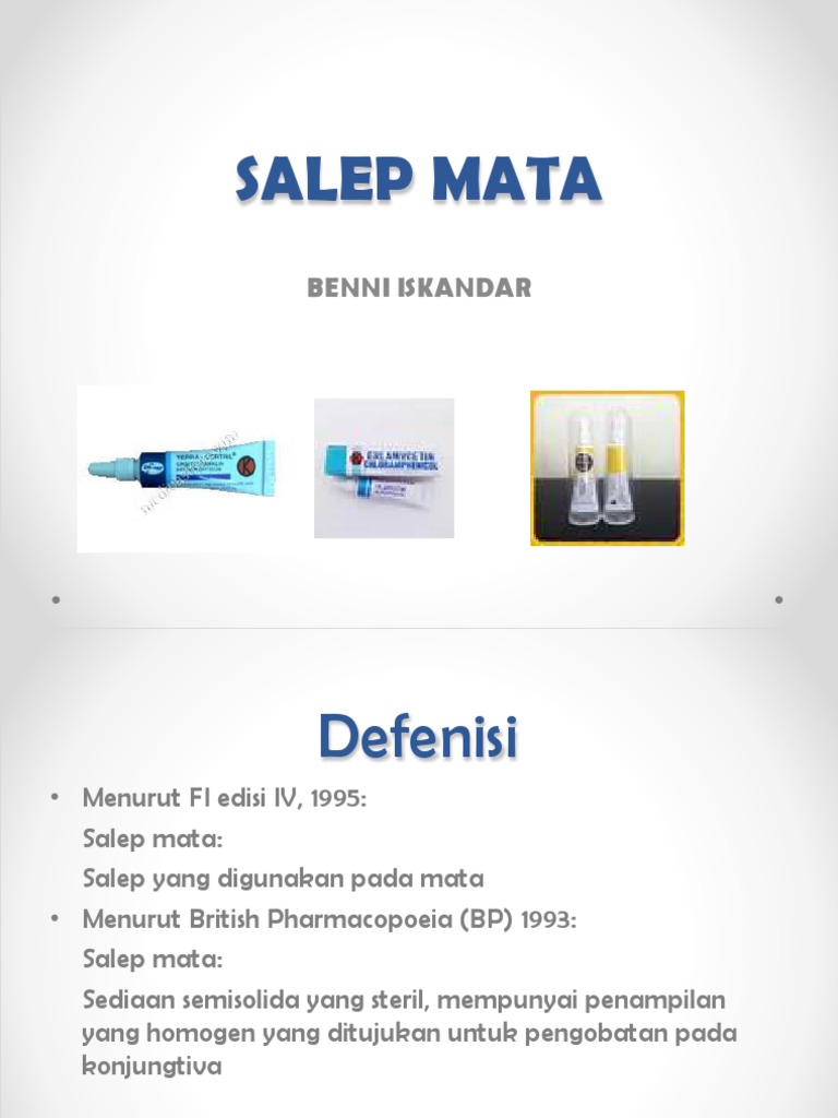 Salep Mata | PDF